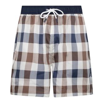 Aquascutum Macro Iconic Volley Badeshorts - - Swimwear - Herren - Mehrfarbig - 2XL