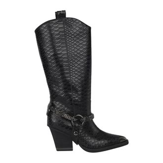 Alma En Pena Stiefelabsatz-Strukturdetails - - Shoes - Damen - Schwarzk - 38 EU