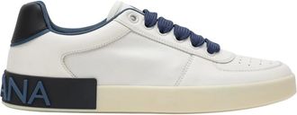 Dolce & Gabbana Homme, Chaussures, Blanc, Taille: 40 EU Baskets basses