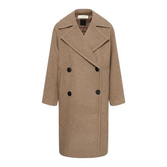 Inwear Double-Breasted Coats - - Coats - Damen - Beige - S