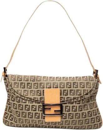 Fendi Sac bandouli&egrave;re vintage doccasion - Femme - Pre-owned - Brun - Taille: ONE Size