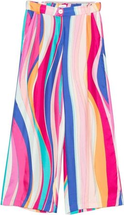 Marella Femme, Pantalons, Multicolore, Taille: 38 FR Wide Pantalons