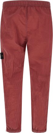 Stone Island Econyl Nylon Technical Joggers - Red