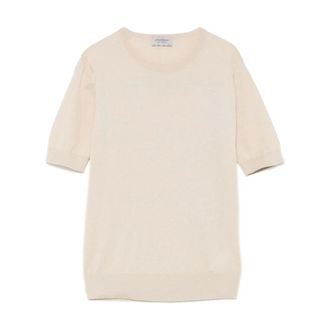 John Smedley Femme, Pulls, Beige, Taille: 42 FR Nell T-Shirt