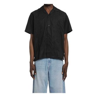 Carhartt Work in Progress Homme, Chemises, Noir, Taille: M S/S Signet Shirt