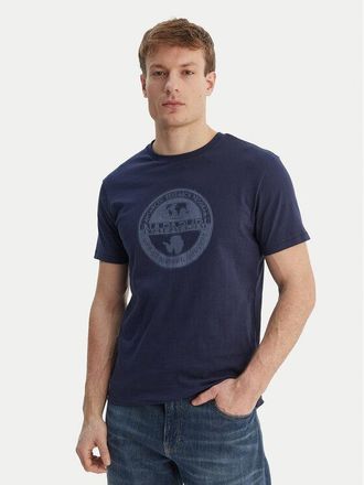Napapijri T-Shirt S-Mahsa NP0A4FZB Dunkelblau Regular Fit