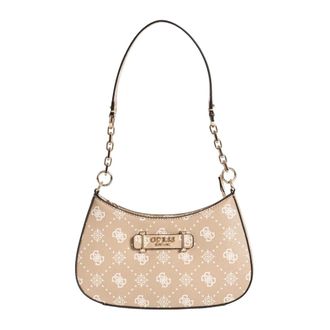 Guess Femme, Sacs, Brun, Taille: ONE Size Carrie Logo Shoulder Bag