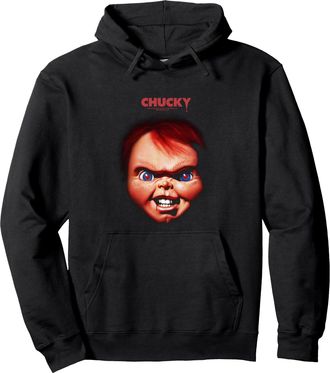 Chucky Angry Face Close-Up Pullover Hoodie