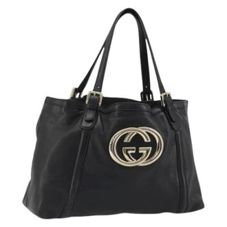 Gucci Sac cabas vintage Pre-owned - Femme - Pre-owned - Noir - Taille: ONE Size