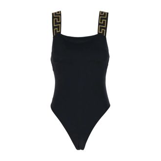 Versace Greca Border One-Piece Swimsuit - - Swimwear - Damen - Schwarzk - S