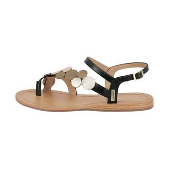 Les Tropeziennes LES TROPEZIENNES PAR M. BELARBI Femme Holly Chaussures Ville Entre-Doigt, Noir-Or, 40 EU