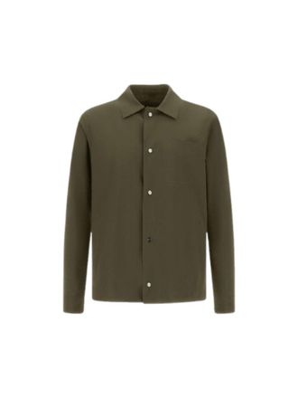 Herno Mens Jacket Military Green Polyamide