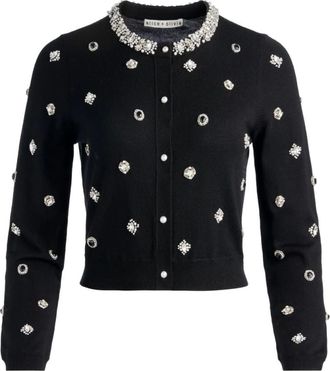 Alice & Olivia Damen, Strickwaren, Schwarzk, XSGröße