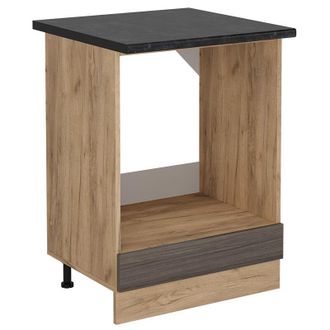 Vicco Herdumbauschrank R-Line, Edelgrau, 60 cm, ap Anthrazit