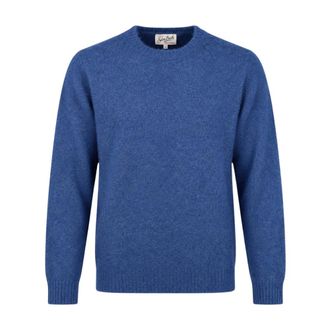 MC2 Saint Barth Regent Alpaka Pullover - - Knitwear - Herren - Blau - 2XL