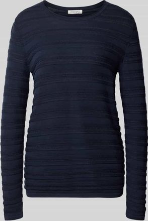 Christian Berg Regular Fit Pullover aus reiner Baumwolle in Strick-Optik