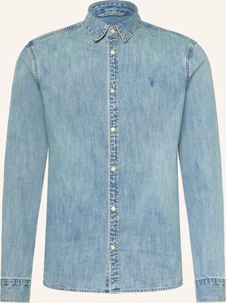 AllSaints Allsaints Jeanshemd Gleason Slim Fit blau