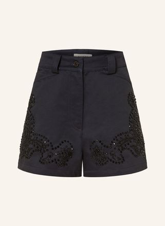 Sandro Sandro Shorts Mit Schmucksteinen blau