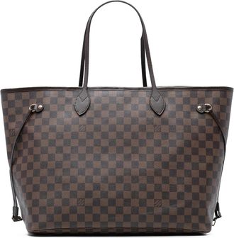 Louis Vuitton Shopper - Damier Ebene Neverfull GM - Gr. unisize - in Braun - für Damen