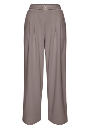 Lascana Schlupfhose aus b&uuml;gelfreier Ware mit weitem Bein Sommerhose, sommerlich elegant, Business chic