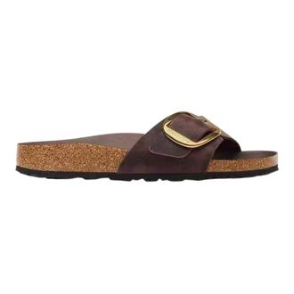 Birkenstock Femme, Chaussures, Brun, Taille: 37 EU Madrid Big Buckle Narrow Fit