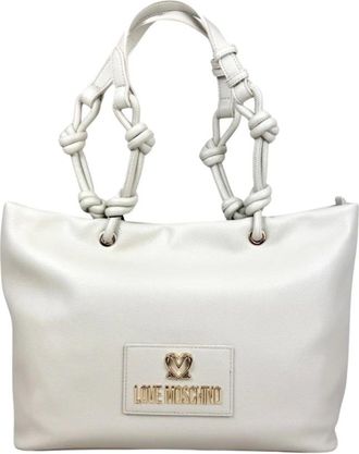 Love Moschino Femme, Sacs, Blanc, Taille: ONE Size Pu Shopping
