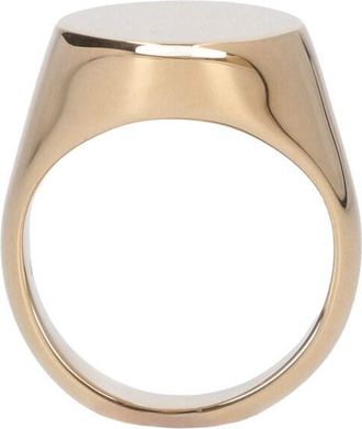 Maison Margiela Oval Silver Ring