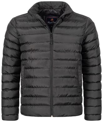 Rock Creek Herren Steppjacke Übergangsjacke Leicht Herrenjacke Männer Jacken Stepp Jacken mit Kapuze Daunenjacke Thremojacke H-320 Schwarz 3XL