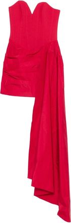 Rebecca Vallance Femme, Robes, Rouge, Taille: 36 FR Bustier Strapless Dress