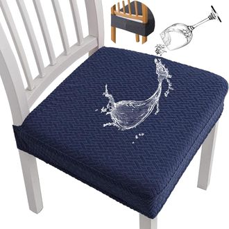Generic wasserdichte Polyester-Stuhlbezüge, Hochelastisch, Abnehmbare Stuhlbezüge, Waschbar, Ganzjahres, für Esszimmer, Schlafzimmer Innenbereich Garten Party