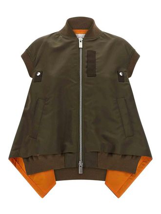 sacai Gilet - Vert