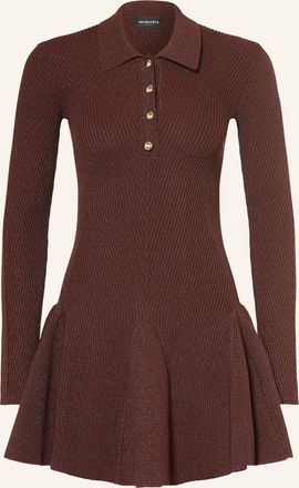 Retrof&ecirc;te Retrof&ecirc;te Strickkleid Biona Mit Glitzergarn braun