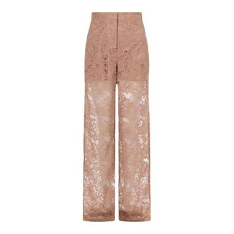 Sportmax Straight Hosen - - Trousers - Damen - Rosa - M