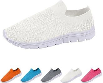 Generic Chaussures de marche &agrave; enfiler pour femme, baskets orthop&eacute;diques en maille respirante pour femme, chaussures de sport d&eacute;t&eacute; l&eacute;g&egrave;res et d&eacute;contract&eacute;es, c