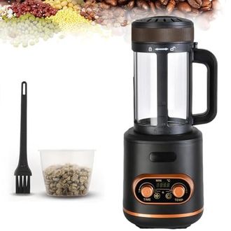Generic Torr&eacute;facteur de Grains de Caf&eacute; &Eacute;lectrique 300g, Machine &agrave; Torr&eacute;fier Professionnelle 2200W avec Minuterie 30 Min, Air Chaud/Froid 150-250&deg;C R&eacute;glable, C