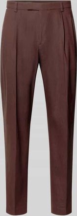 Cinque Hose aus Leinen-Mix mit B&uuml;gelfalte Modell Servo