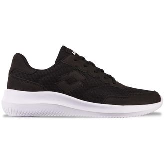 Lotto Relate Unisex Sneaker, Black/White, 43 EU