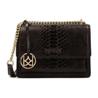 Kazar Braune gepr&auml;gte Ledertasche - - Bags - Damen - Braun - ONE SIZE