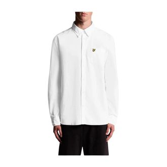 Lyle & Scott Klassisches Wei&szlig;es Hemd mit Kn&ouml;pfen - - Shirts - Herren - Wei&szlig; - XL