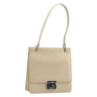 Gucci Pre-owned Sac bandouli&egrave;re vintage - Femme - Pre-owned - Beige - Taille: ONE Size
