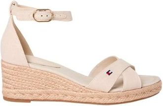 Tommy Hilfiger Espadrilles compens&eacute;es en toile