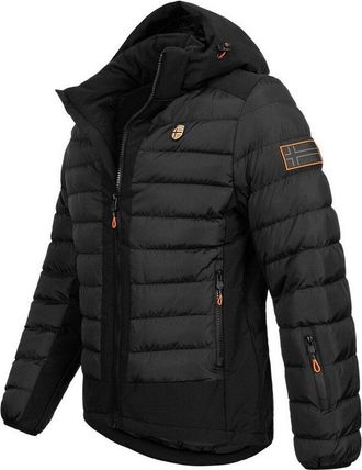Geographical Norway Winterjacke Winter Jacke Parka Steppjacke Kapuze Kapuzenjacke Parka Outdoor Stepp