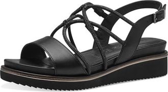 Tamaris Femme 1-28257-42 Sandales Sling, Noir, 38 EU