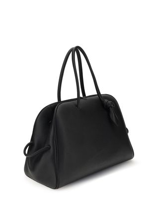 Jacquemus Womens Le Grand Tourisme Travel Bag Black Calf Leather Bos Taurus Handbags Hand
