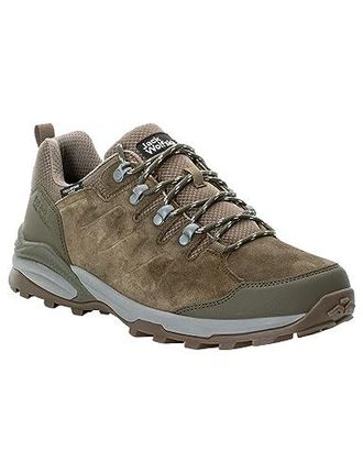 Jack Wolfskin Chaussures de randonn&eacute;e Unisexes Refugio Texapore Low M, Caf&eacute; Froid, 43 EU