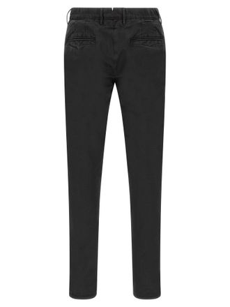Incotex Stretch Cotton Trousers - Black