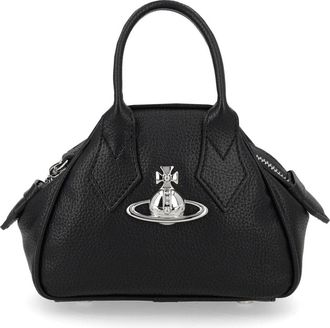 Vivienne Westwood Womens Mini Yasmine Bag Black Polyurethane Handbags Hand