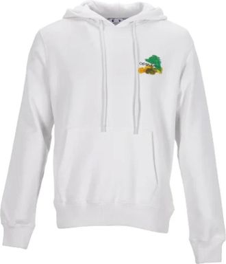 Off-white Homme, Sweatshirts et sweats &agrave; capuche, Blanc, Taille: XL Coton tops