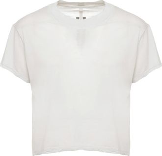 Rick Owens Femme, Tops, Beige, Taille: 40 FR T-shirt avec d&eacute;tail ruban