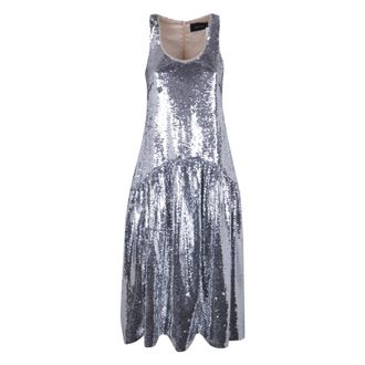 Simone Rocha Tapered Back Flounce Dress - - Dresses - Damen - Grau - XS
